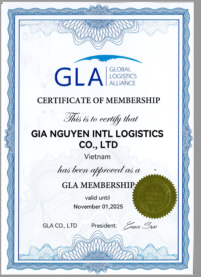 GLA NETWORK – GIA NGUYEN INTERNATIONAL LOGISTICS CO., LTD